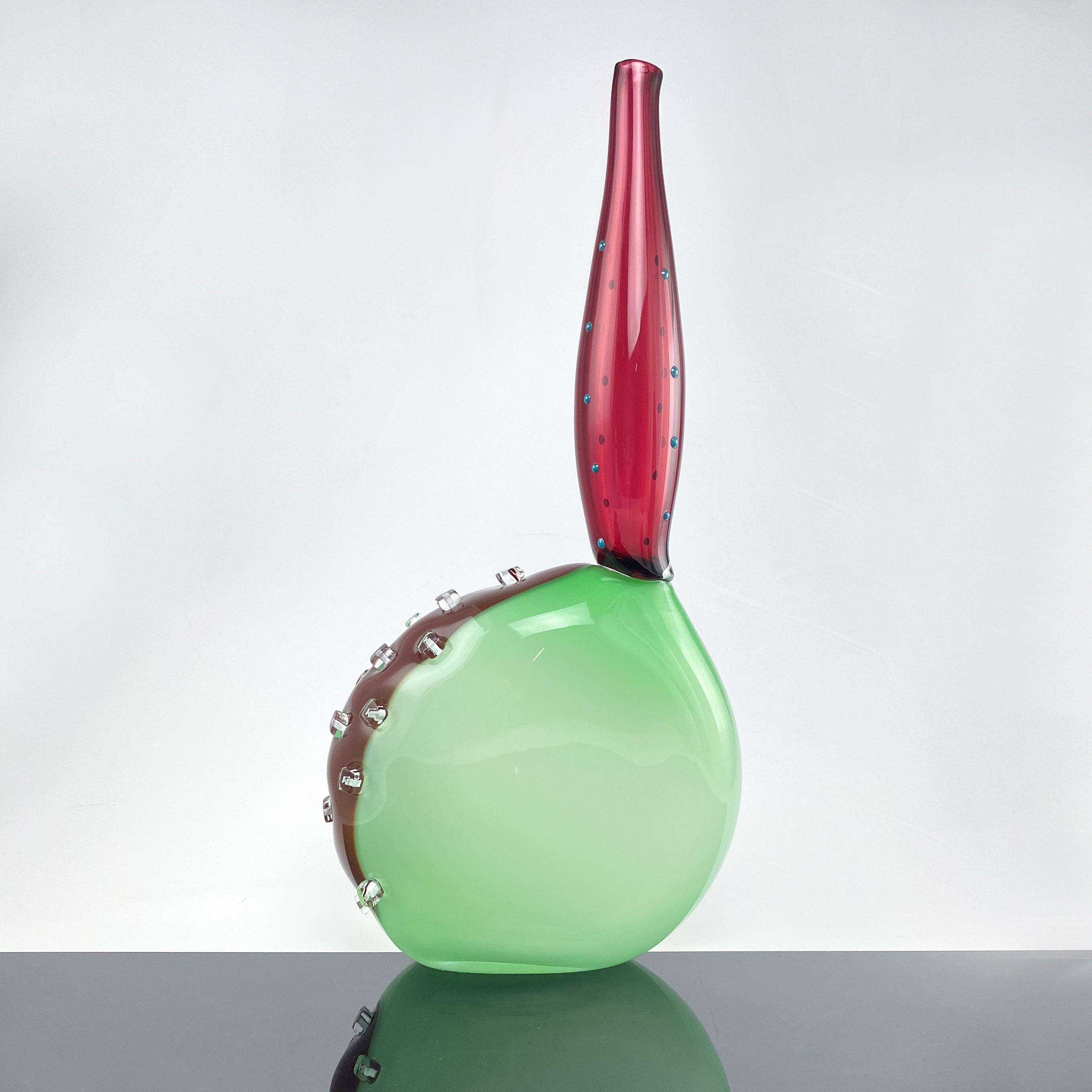 Bumpy Bottle by Jeremy Lampe | Third Degree Glass Factory
