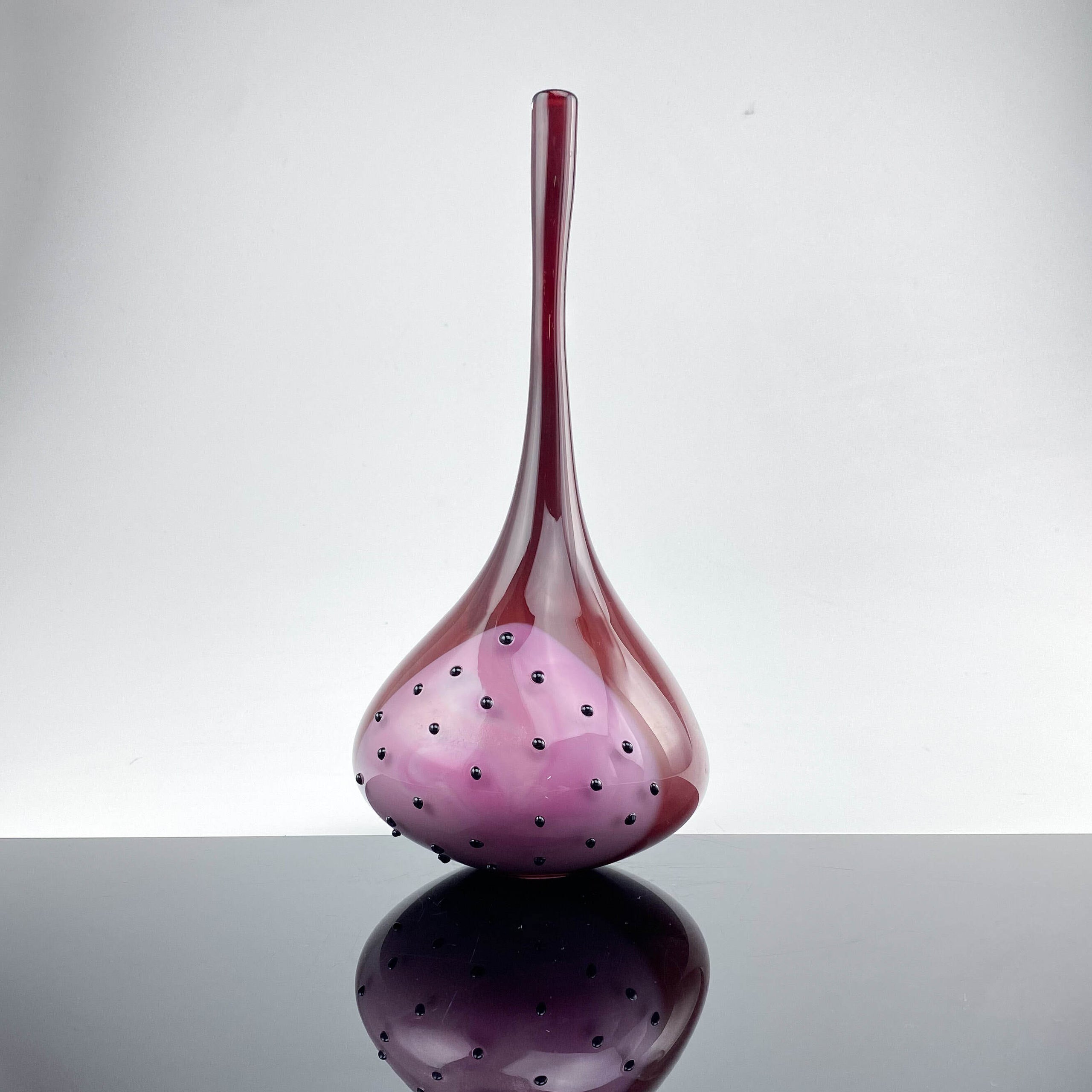 Glass Dot Bottle by Jeremy Lampe-Third Degree Glass | Third Degree ...