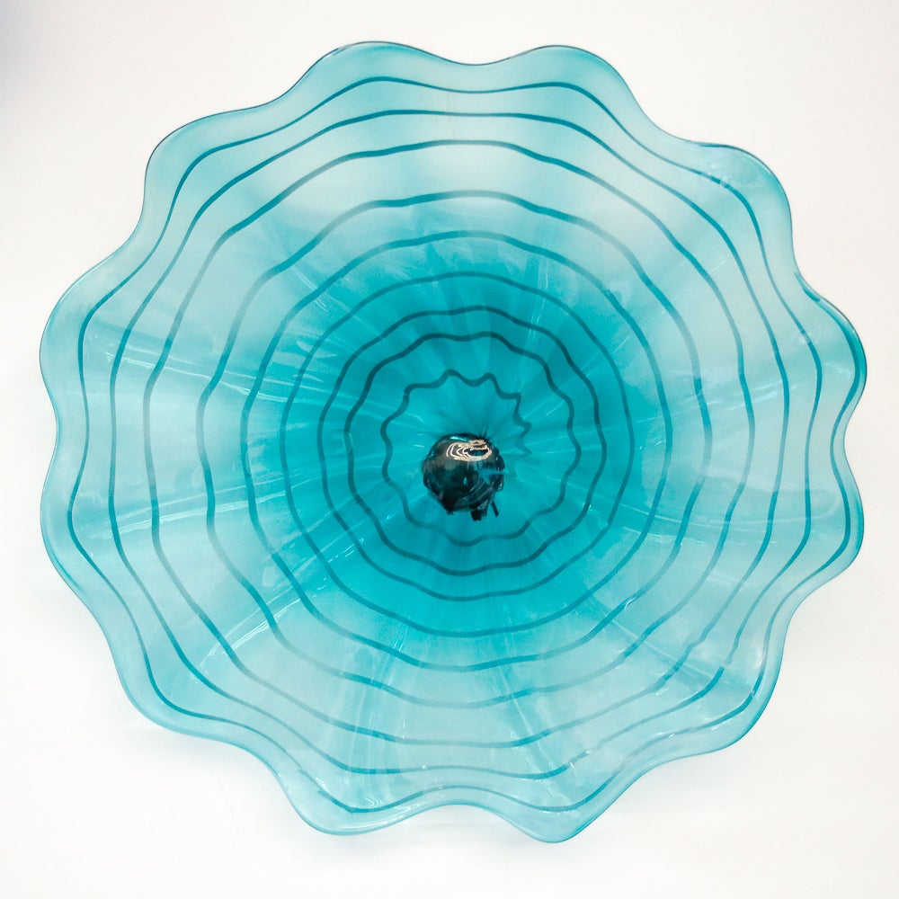 Swirl Wall Plate Third Degree Glass Factory Swirl Wall Plate Third Degree Glass Factory